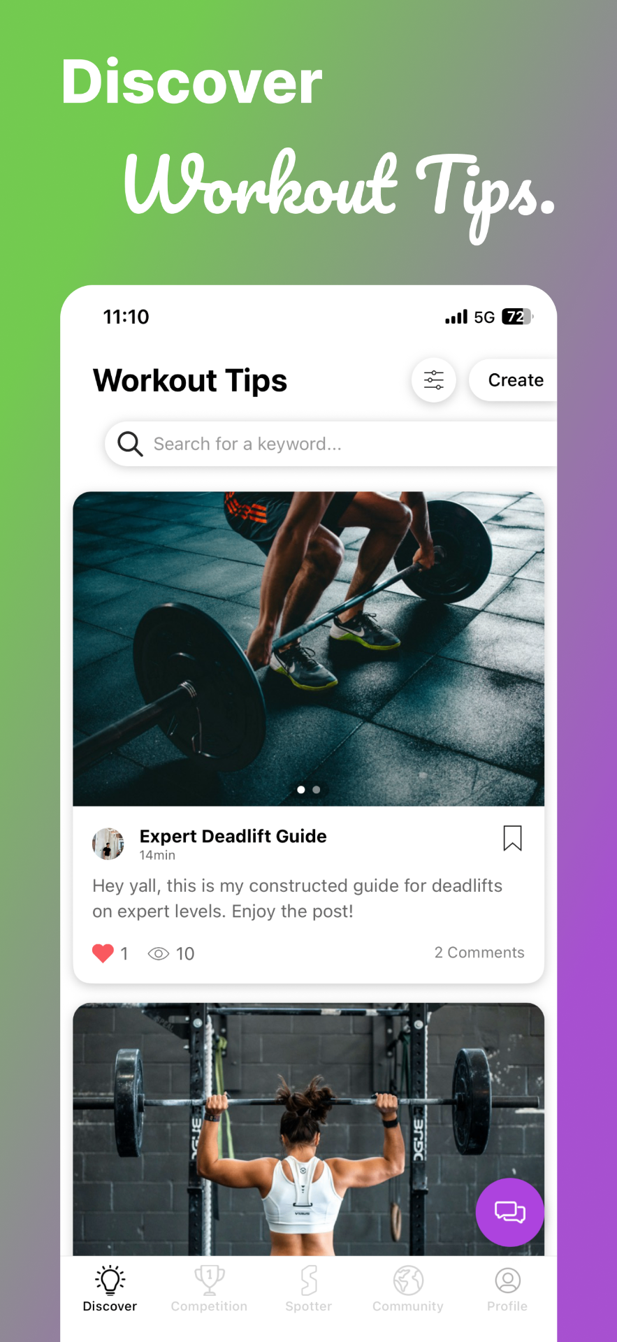 SpotMe - Fitness Community App