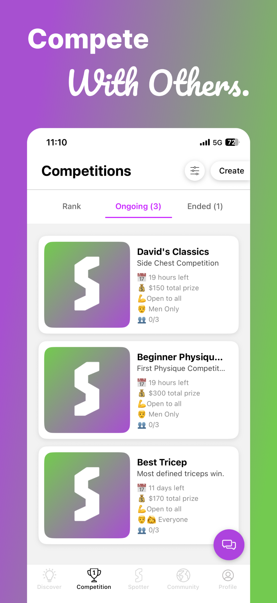 SpotMe - Fitness Community App
